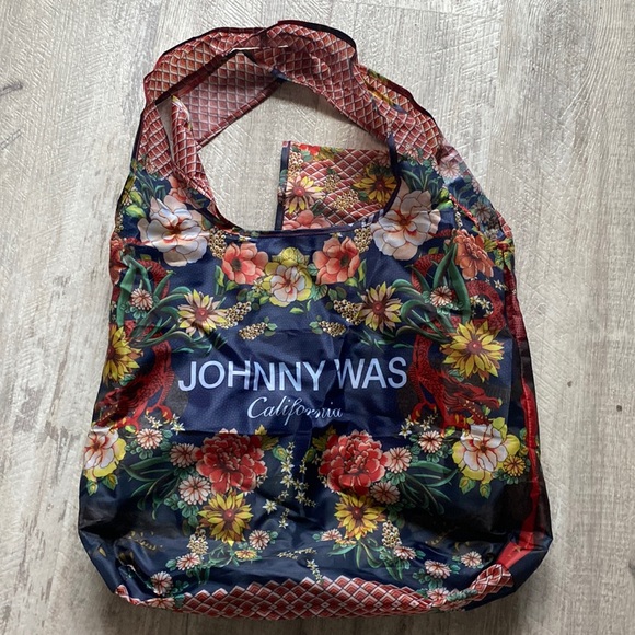 Johnny Was | Bags | Johnny Was Reusable Foldable Tote | Poshmark